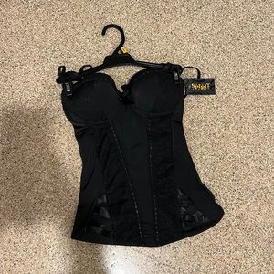 Spirit | Tops | Spirit Halloween Black Lace Corset Top | Poshmark
